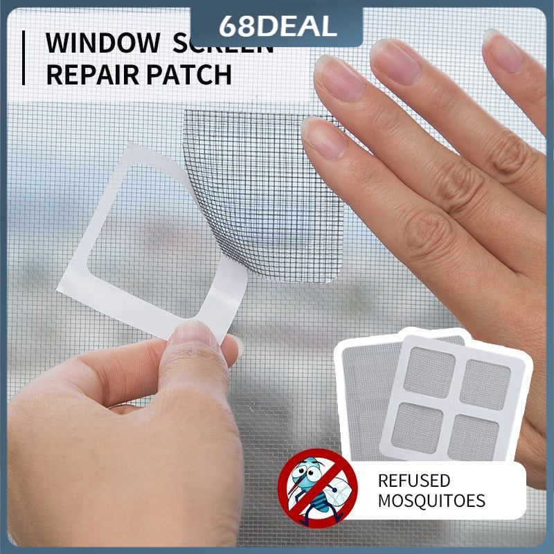 [Johor Stock] 3Pcs/Set Self-Adhesive Screen Patches /Durable Door ...