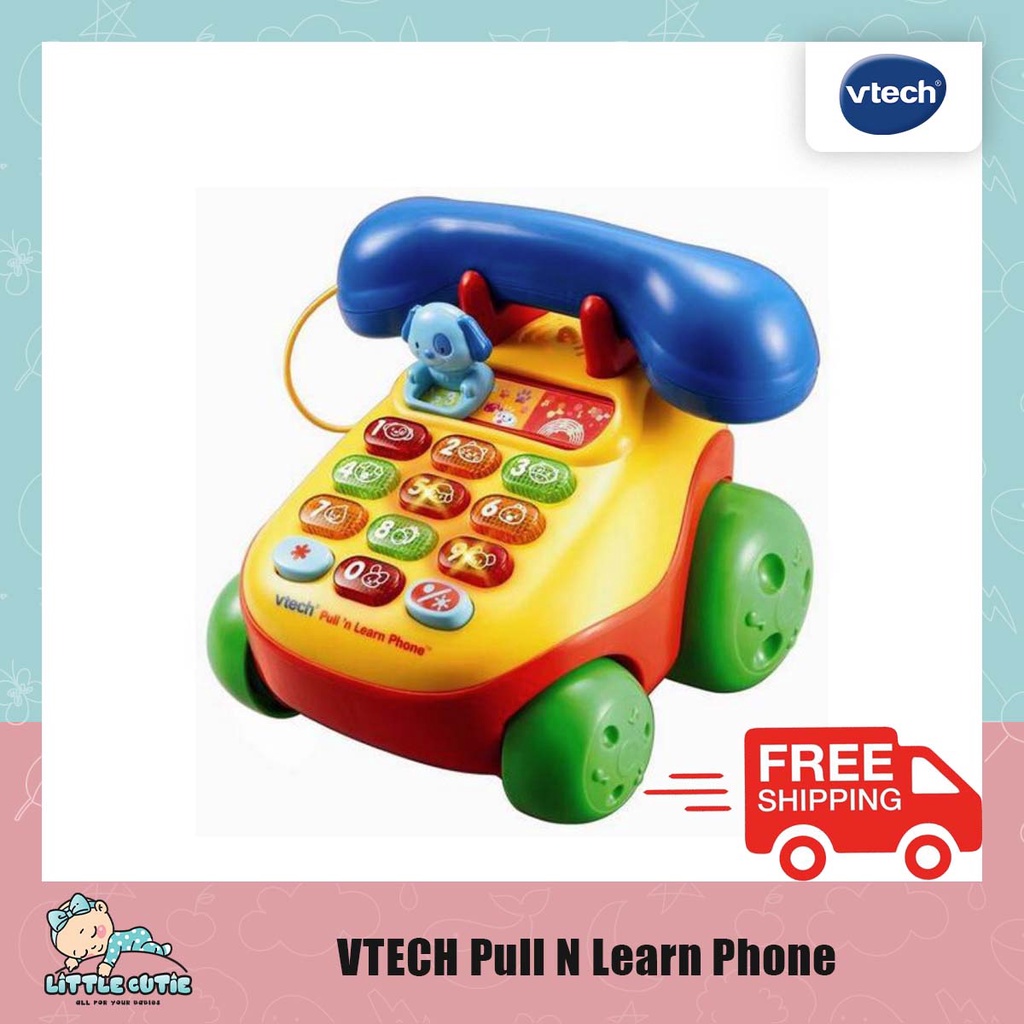 [𝐅𝐑𝐄𝐄 𝐒𝐇𝐈𝐏𝐏𝐈𝐍𝐆] VTECH Pull N Learn Phone (Suitable 12-36 months ...