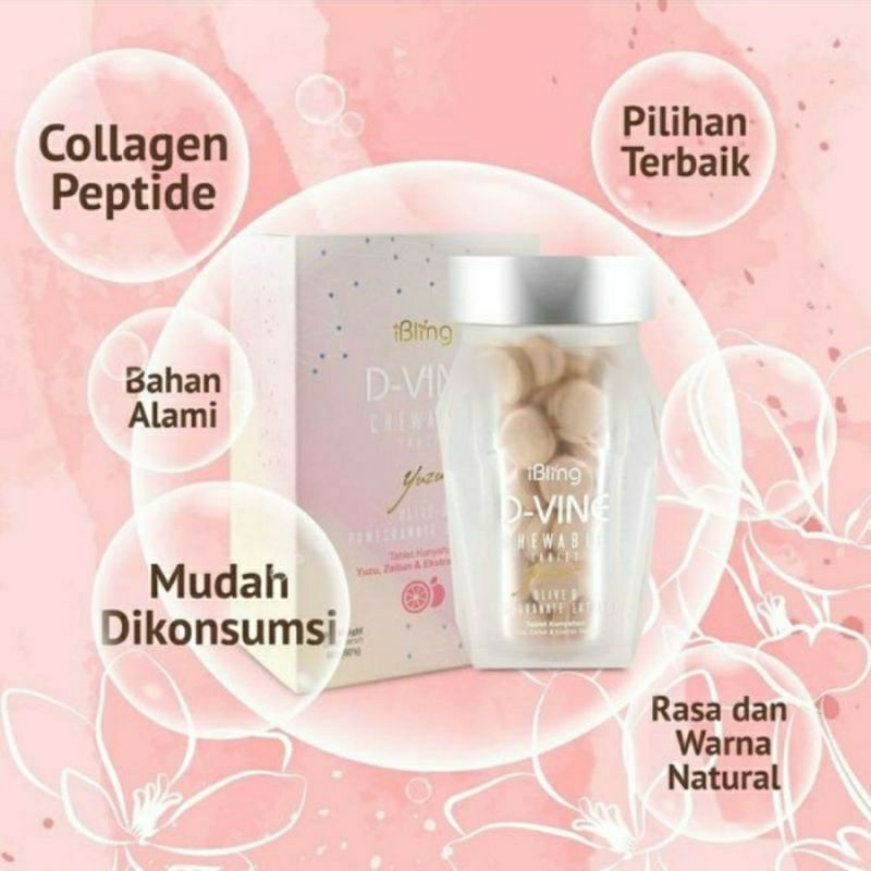 D vine collagen original Skin Whitening Contents 10 Tablets | Shopee ...