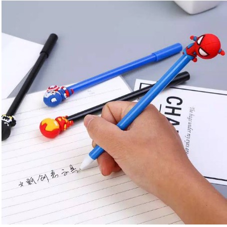 BATMAN IRONMAN SPIDERMAN CAPTAIN AMERICA AVENGERS Superhero Gel Pen ...