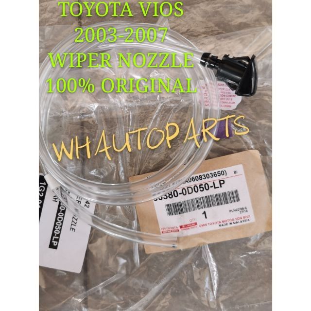 100% ORIGINAL TOYOTA VIOS NCP42 WIPER NOZZLE WITCH HOSE ORIGINAL 85380 ...