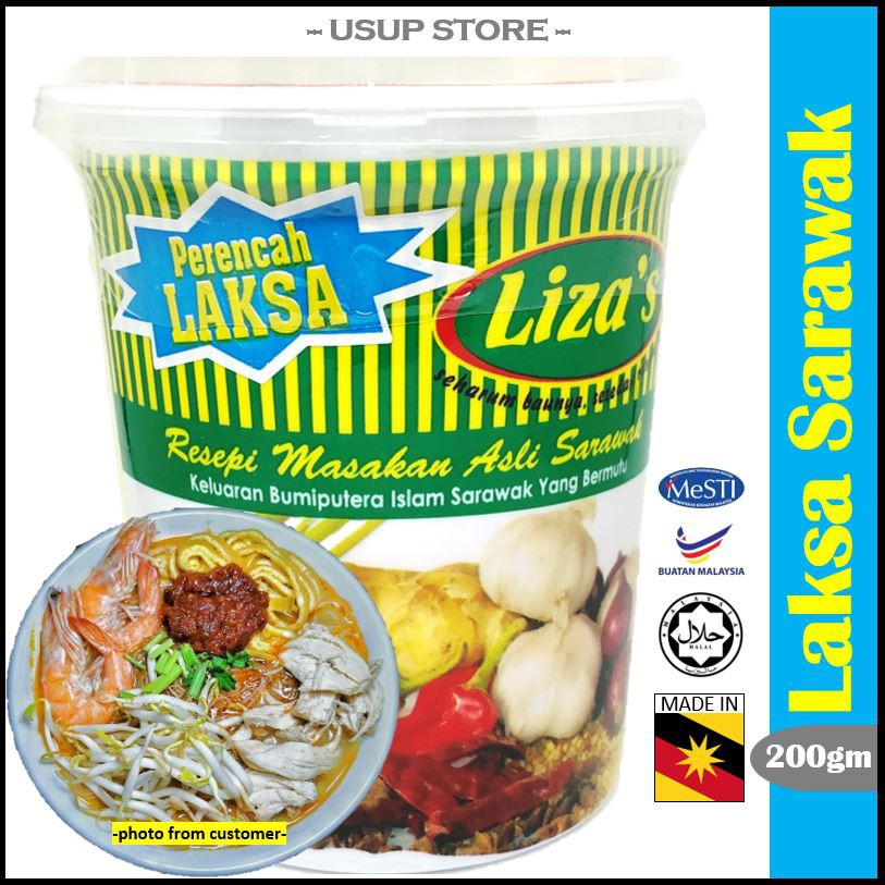 🔥🍜😋 Liza's Laksa Sarawak Paste / Pes Laksa Sarawak / Sambal Laksa ...