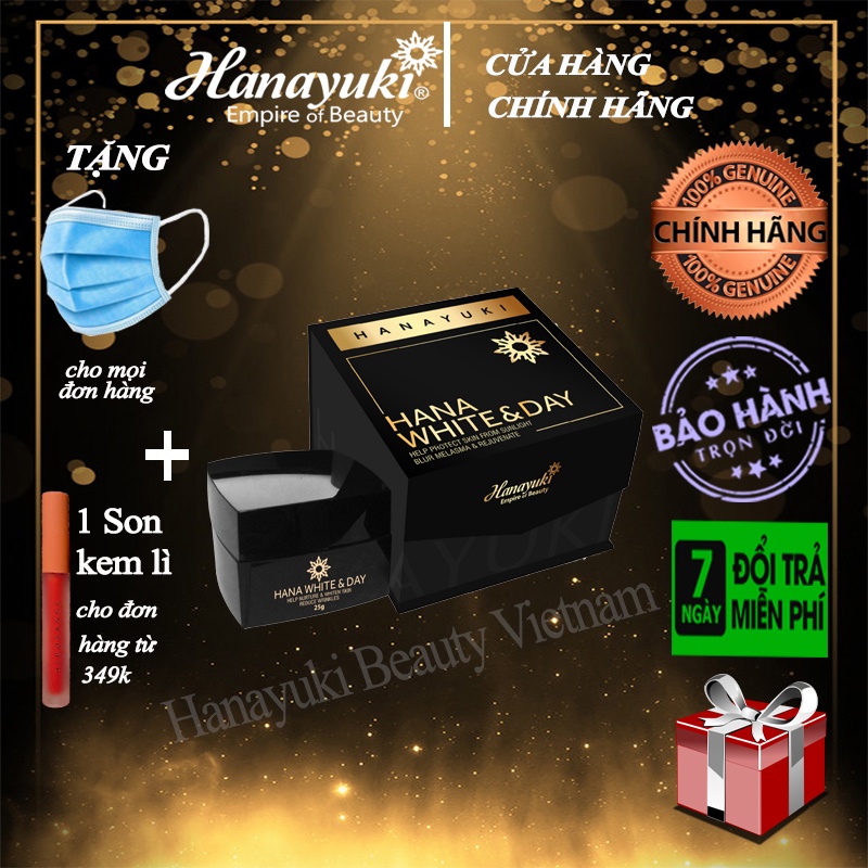 Skin Whitening Cream - face Cream - Hanayuki Genuine Day Whitening Day ...