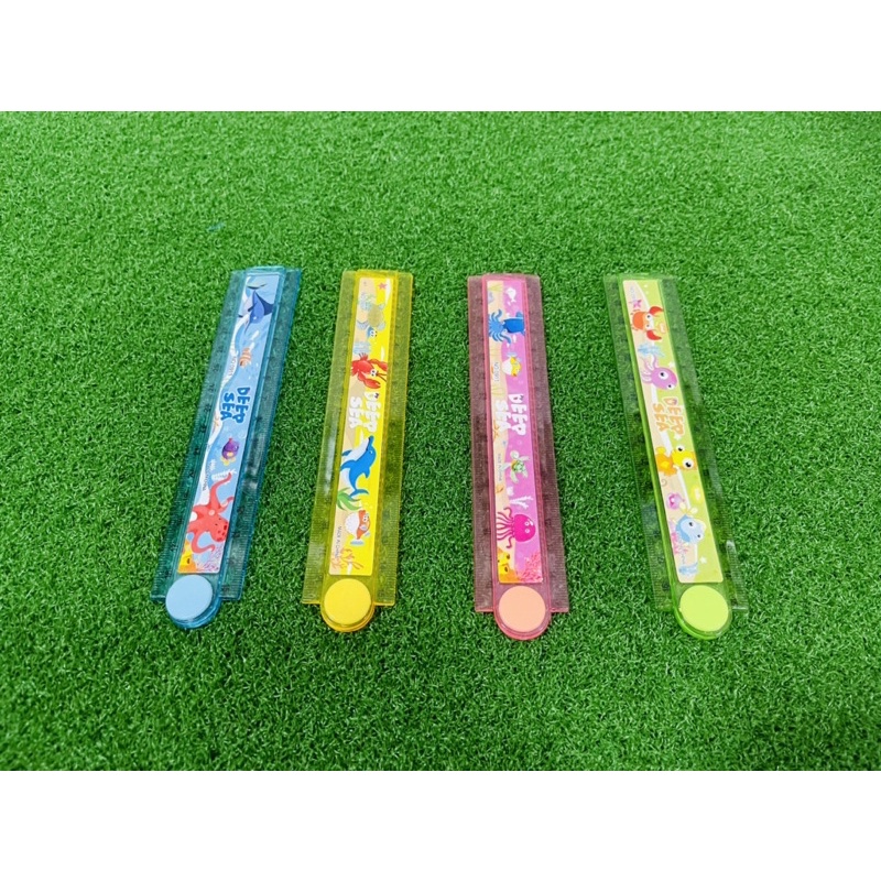 Foldable 30cm Cartoon Foldable Ruler Cartoon Ruler Cute School Ruler ...