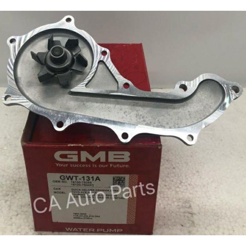 TOYOTA INNOVA 2.0 FRTUNER,HIACE KDH 200 (PETROL) GMB WATER PUMP (GWT-131A) | Shopee Malaysia