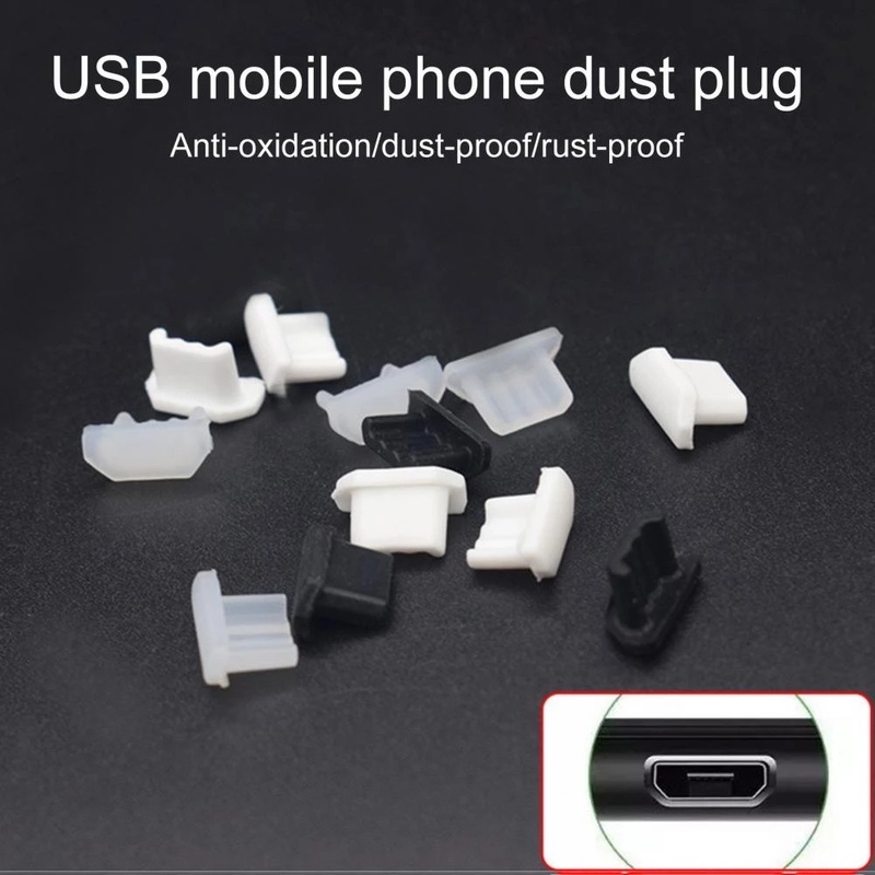 Charging Port Silicone Dust Plug / USB Charger Port Cap for Android ...
