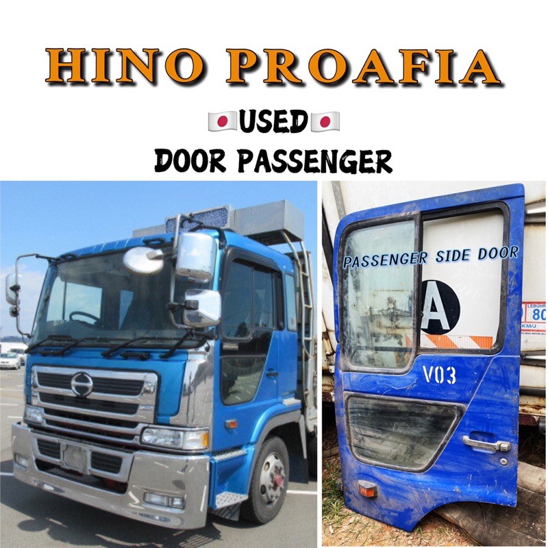HINO PROFIA DOOR 🇯🇵USED🇯🇵PINTU LORRY KELINDAN & DRIVER SIDE [READY ...
