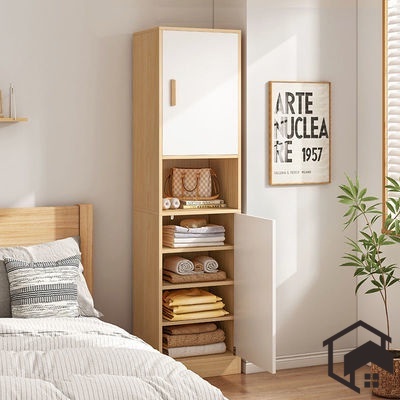 Modern Multilayer Wardrobe Simple Clothes Storage Wardrobe Solid Wood ...