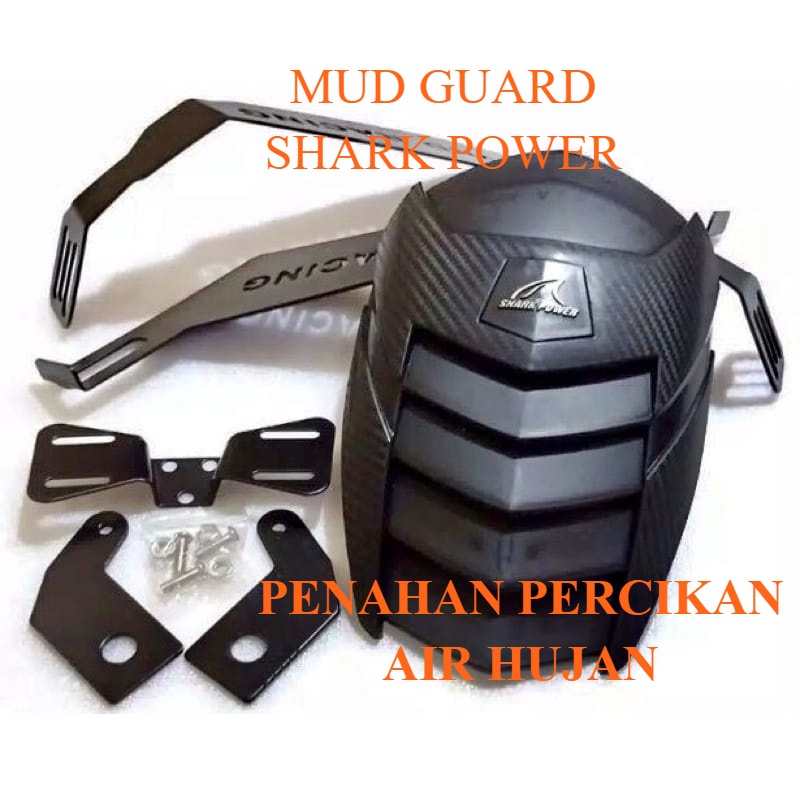 Mudguard/mud Guard Shark Power Mudguard R15 v2/V3/Xabre/Cbr/Ninja 250 ...