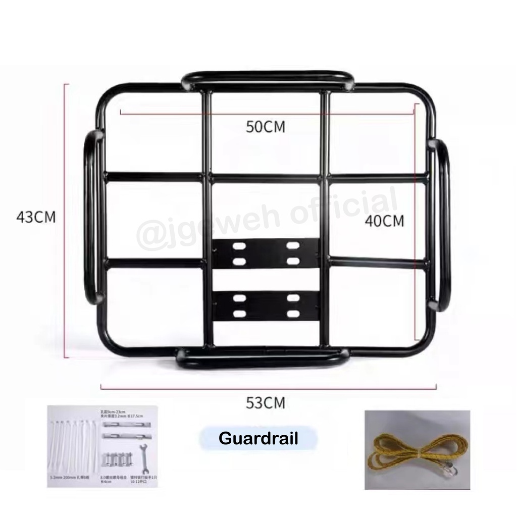 (Ready- Stock) Motorcycle Rack delivery grab food panda bag rack motor ...