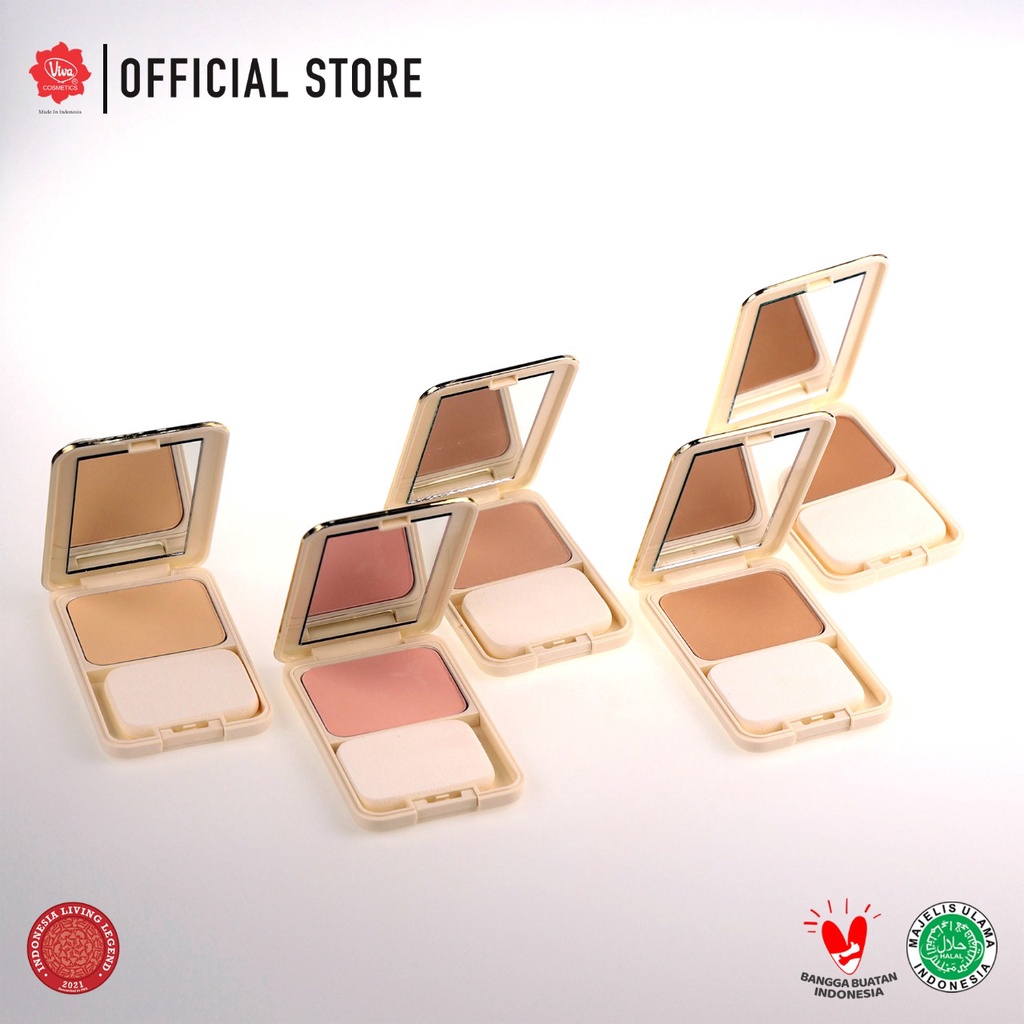 Viva Queen Two Way Cake (UV FILTER) - 13 gr (5 Color Variants Available ...