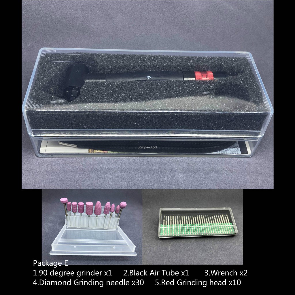 1pcs Advanced Black Edition 90 Degree Air Micro Die Grinder 3MM Mini ...