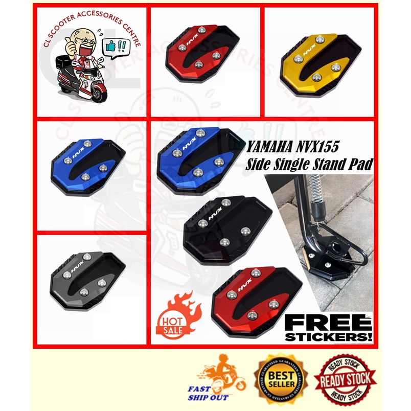 YAMAHA NVX Tapak Tongkat Side Single Stand NVX v1 NVX v2 Kaki Itik Foot ...