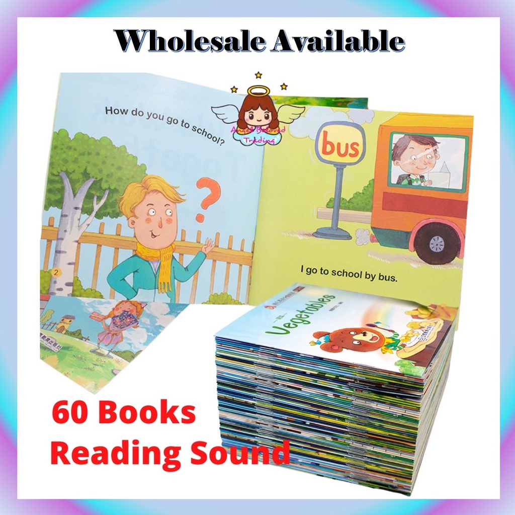 60 Books Set English Story Book for Kids Learning Buku Budak Bedtime ...