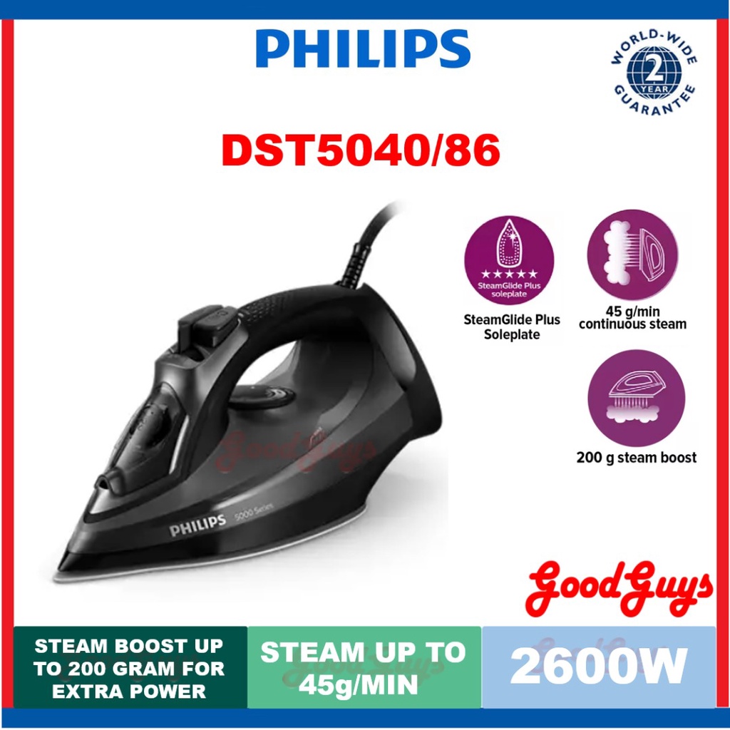 Philips DST5040/86 5000 Series Steam Iron 2600W (DST5040) | Shopee Malaysia