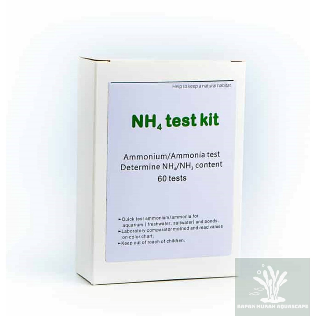 [Local Stock] NH4/NH3 (Ammonium/Ammonia) Test Kit for Freshwater ...