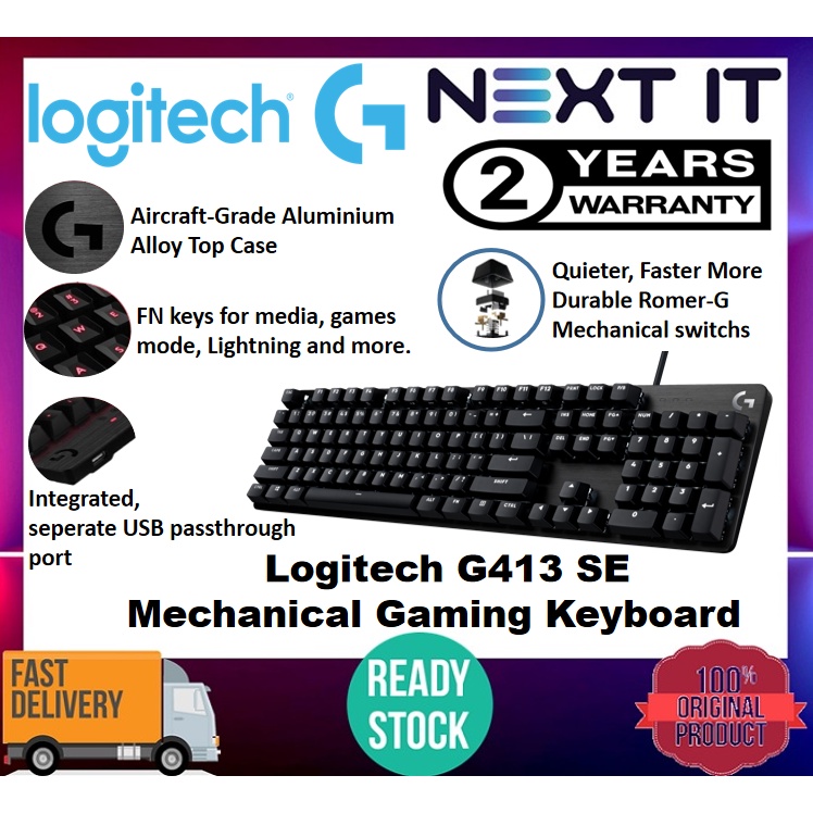 [READY STOCK] Logitech G413 SE / TKL SE Mechanical Gaming Keyboard ...