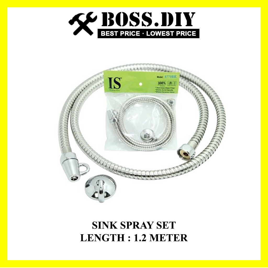Isano Sink Spray set 1.2meter (8770BK) | Shopee Malaysia