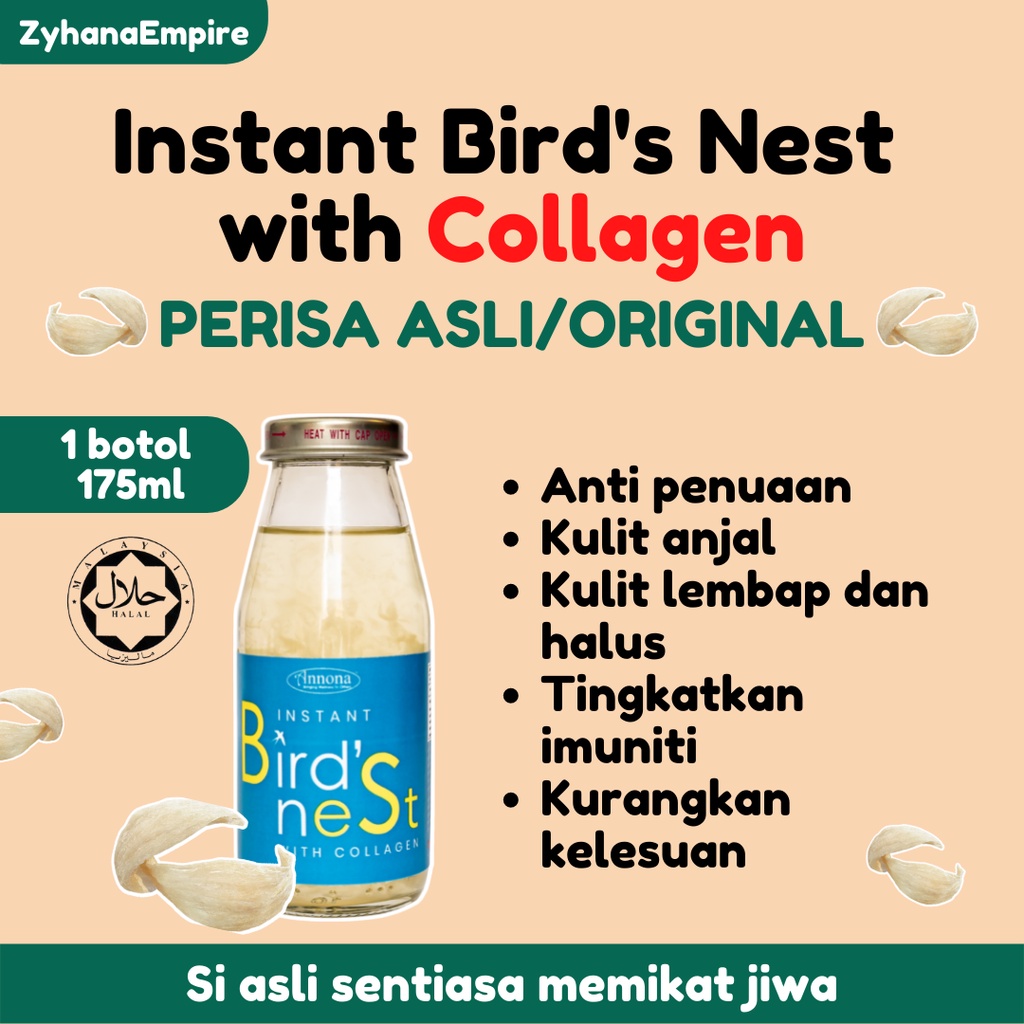 Bird Nest Collage Drink HALAL Beauty Anti Aging Supplement Annona Bird ...