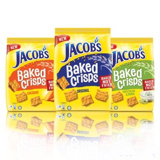 JACOB'S Baked Crisp (Cheddar/ Original/ Sour Cream Onion) 229g Baked ...