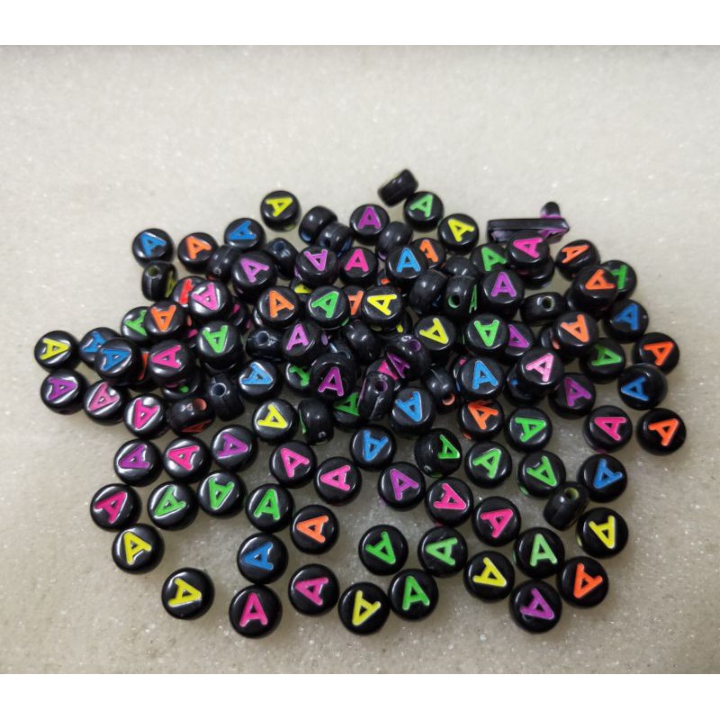 Alphabet Beads Bulat 'A' | Shopee Malaysia