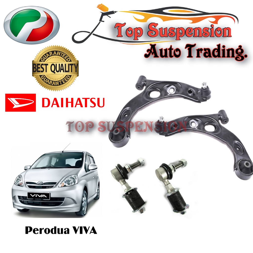 PERODUA VIVA FRONT LOWER ARM+ Stabilizer Link Rod(DAIHATSU+1 year ...