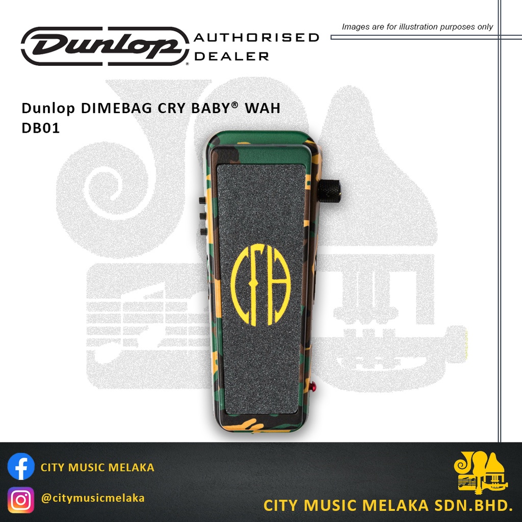 Jim Dunlop DB01 Dimebag Signature Cry Baby Wah Pedal | Shopee Malaysia