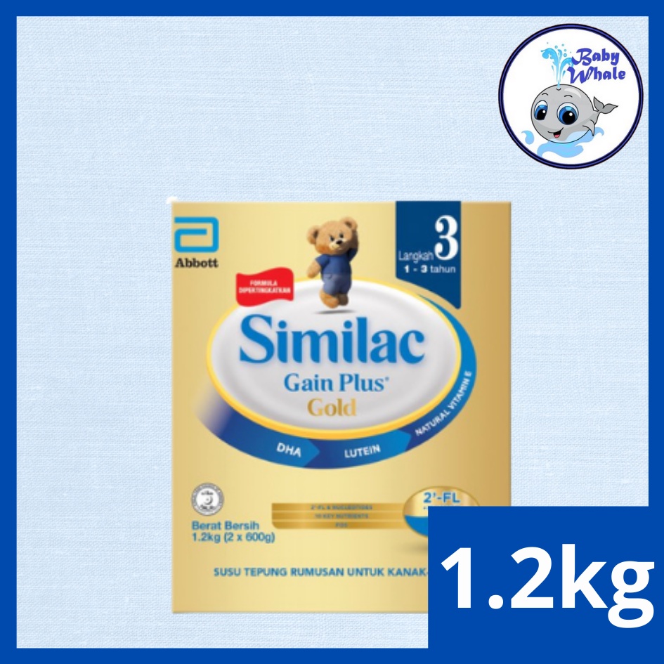 Similac Gain Plus Gold Step 3 (1.2kg) exp:09/2024 | Shopee Malaysia