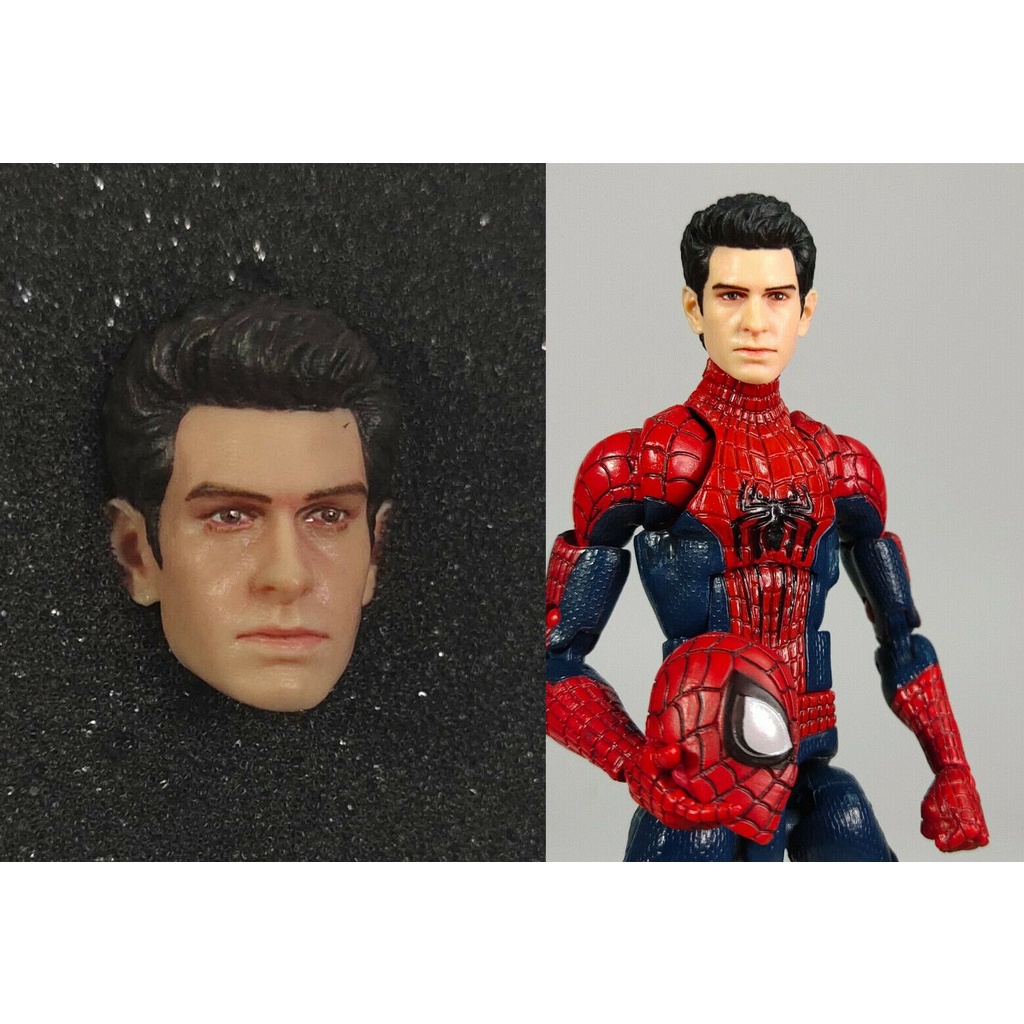 spiderman head 1/12 scale Andrew garfield for ML SHF Mafex | Shopee ...