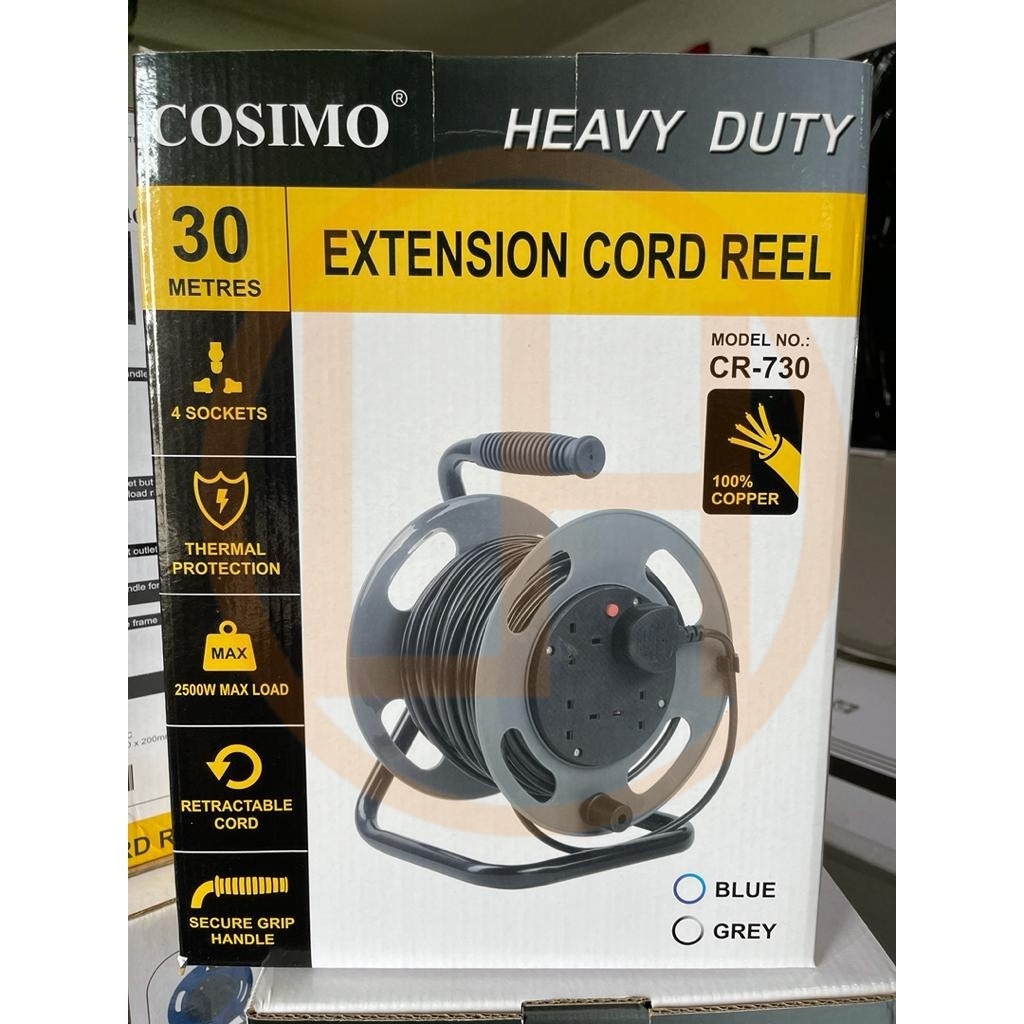 COSIMO 4 Gang Industrial Type Extension Plug & Adapters Heavy Duty ...
