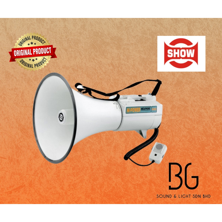 SHOW ERV-68/ ERV68SW 45W SHOULDER TYPE MEGAPHONE/ HAILER READY STOCK ...