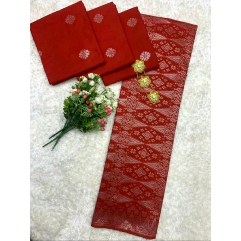 KAIN PASANG SONGKET BUNGA TABUR | Shopee Malaysia
