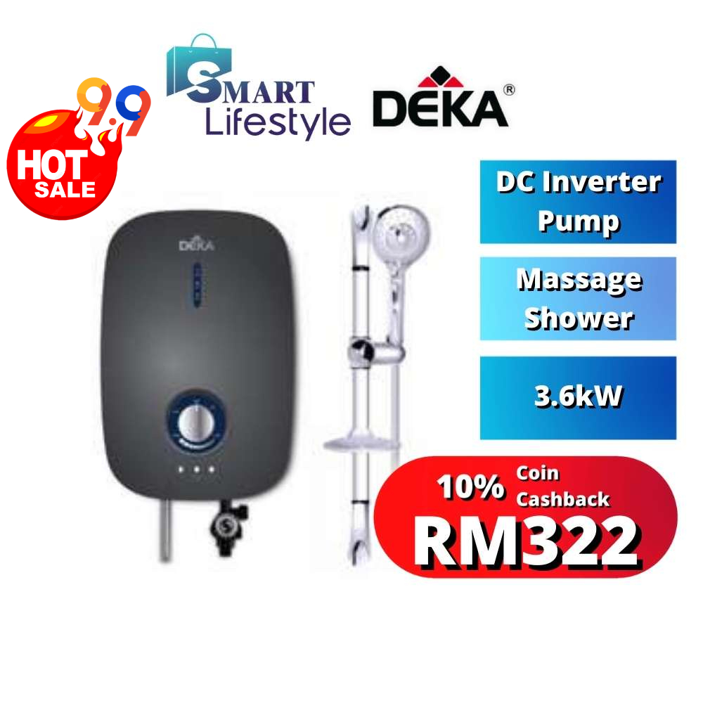 Deka Water Heater Shower With DC Inverter Pump D200 | Shopee Malaysia