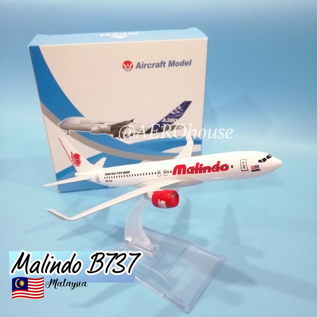 Latest Aeroplane/67 Aircraft Model- Malindo B737 (Malaysia Airplane ...