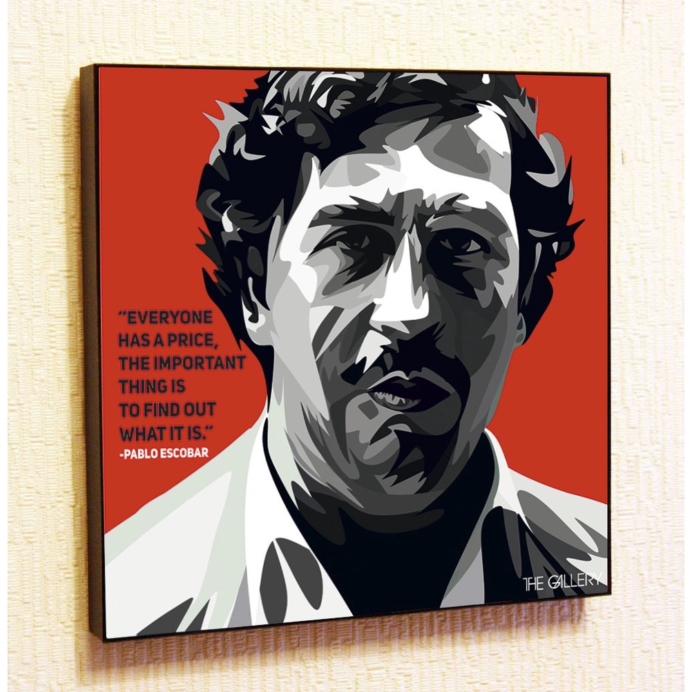Pablo Escobar Columbia Motivational Quotes Wall Decals Pop Art Gifts ...