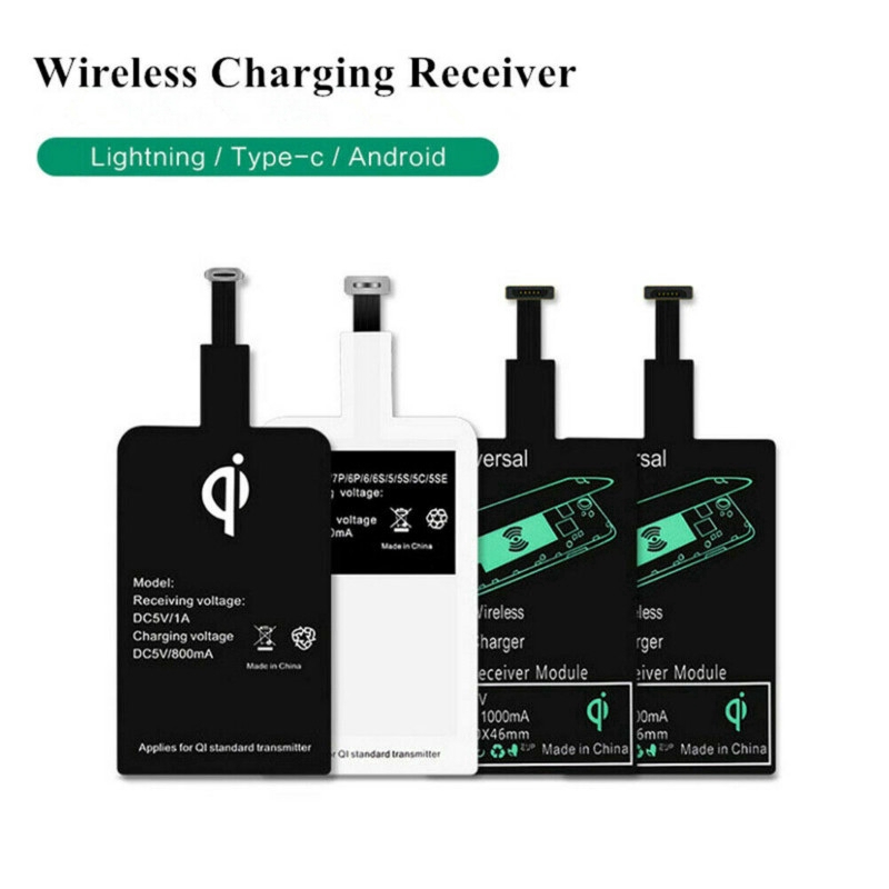 Type-C Universal Qi Wireless Charging Receiver Charger Module for Micro ...