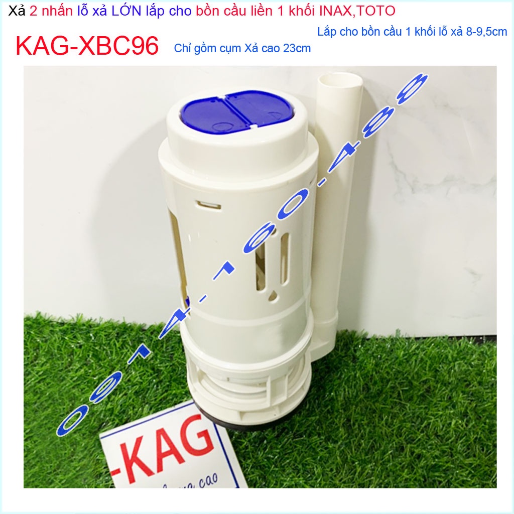 Kag-xbc96 toilet flush assembly - 23cm high for Linax C909 Bridge, 2-push flush for Toto C885 ...