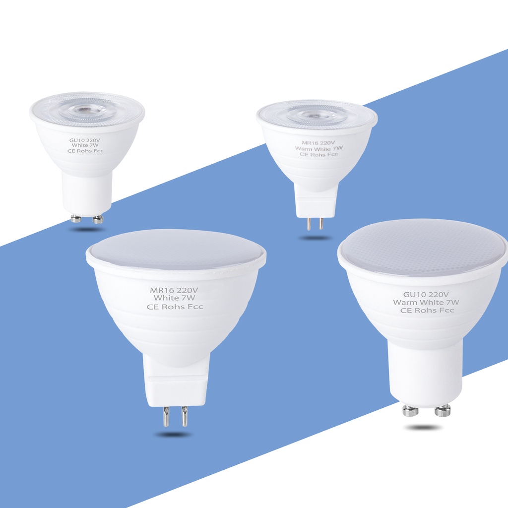 LED GU10 Energy Saving Mentol Lampu E27 Eyeball Bulb Light MR16 Bulb ...