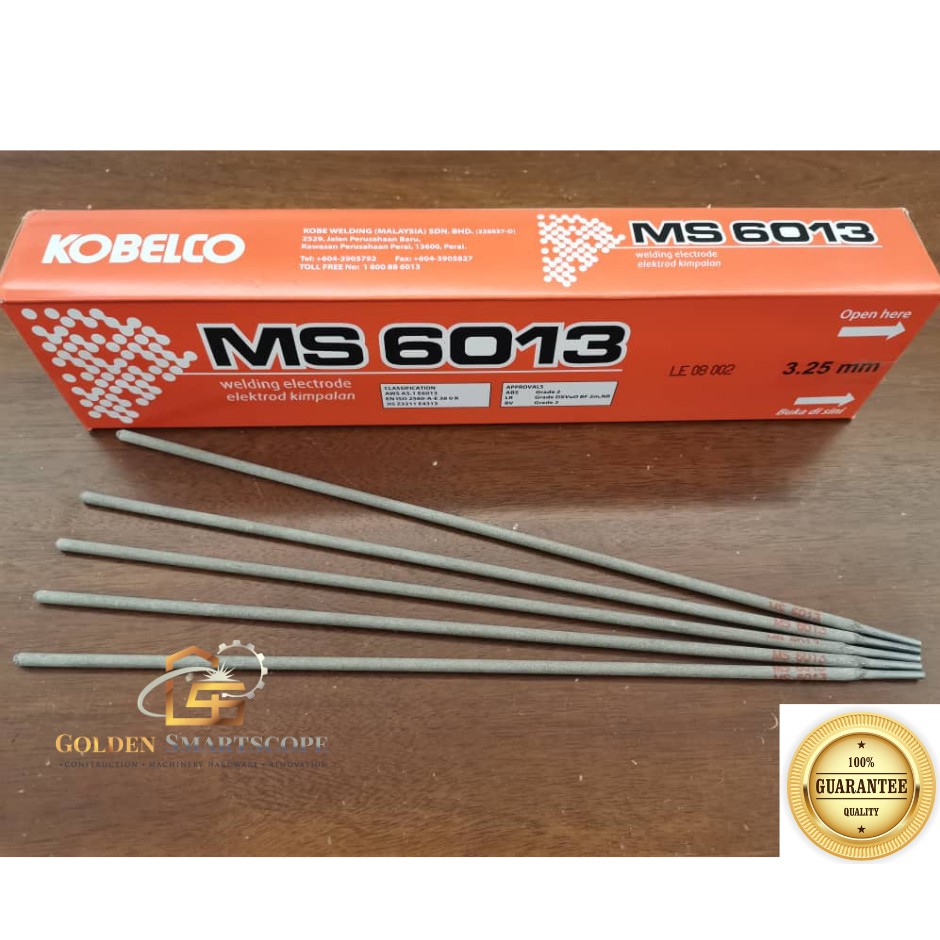 WELDING ROD / ELECTRODE (KOBELCO/ LINDE) G10 3.25mm (MS 6013) (10Pcs ...