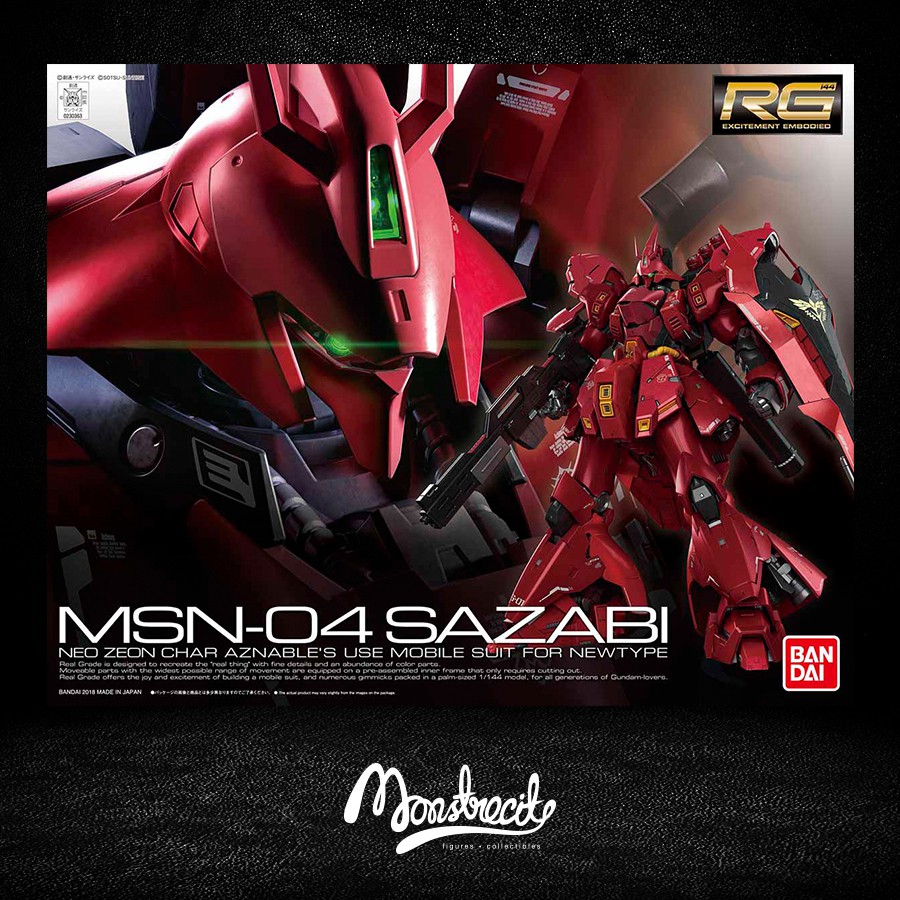RG 1/144 MSN-04 SAZABI | Shopee Malaysia
