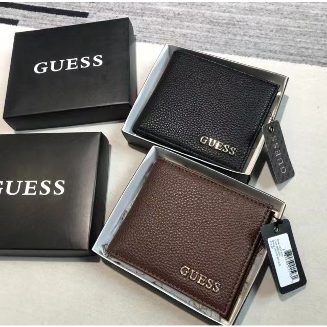 Guess Men's Simple Wallet Card Holder Casual Business Wallet Short ...