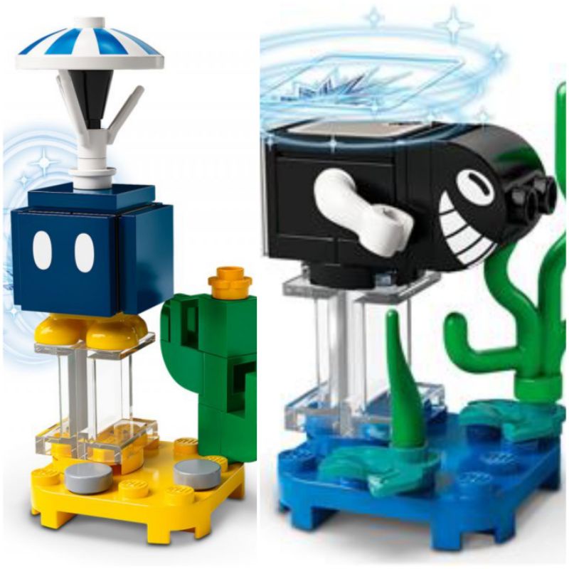 Lego 71394 Super Mario Character Pack Series 3 Torpedo Ted & Parachute ...