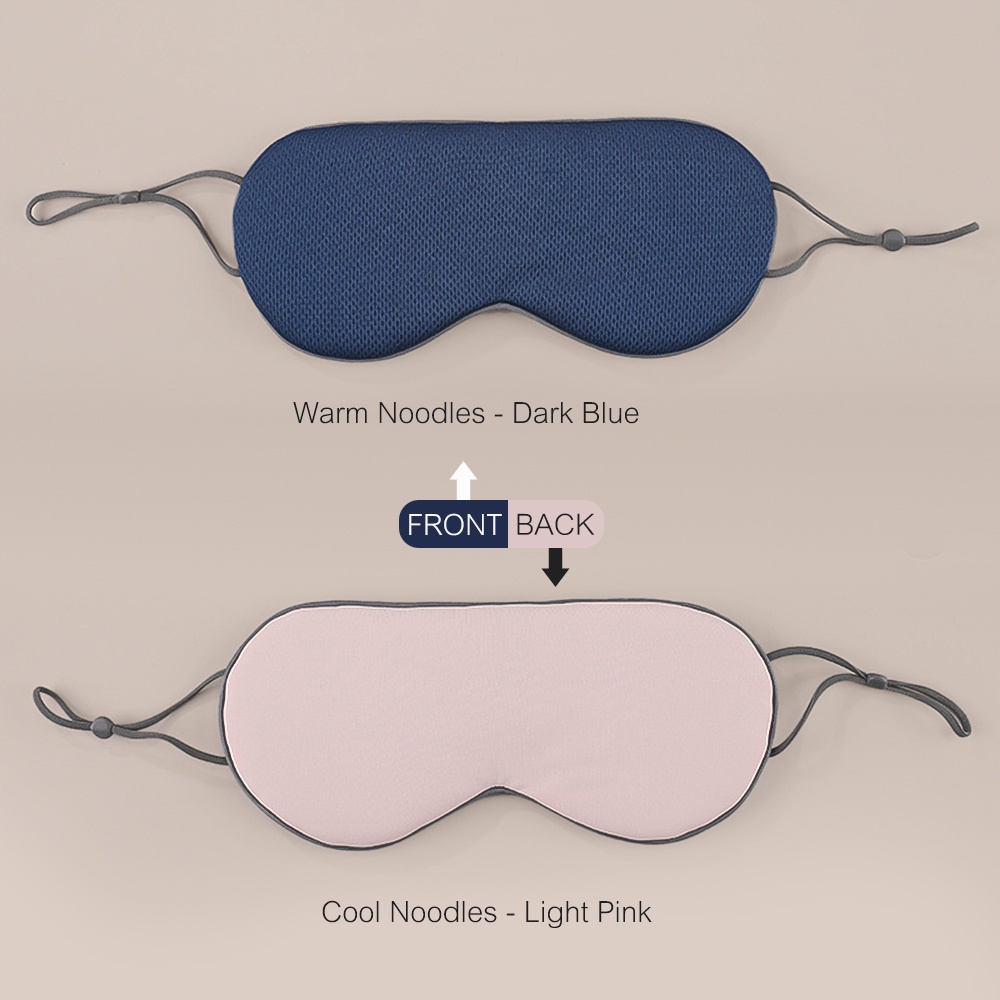 Double-sided Sleep Eye Mask for Women Man / Nap Lightproof Eyeshade ...