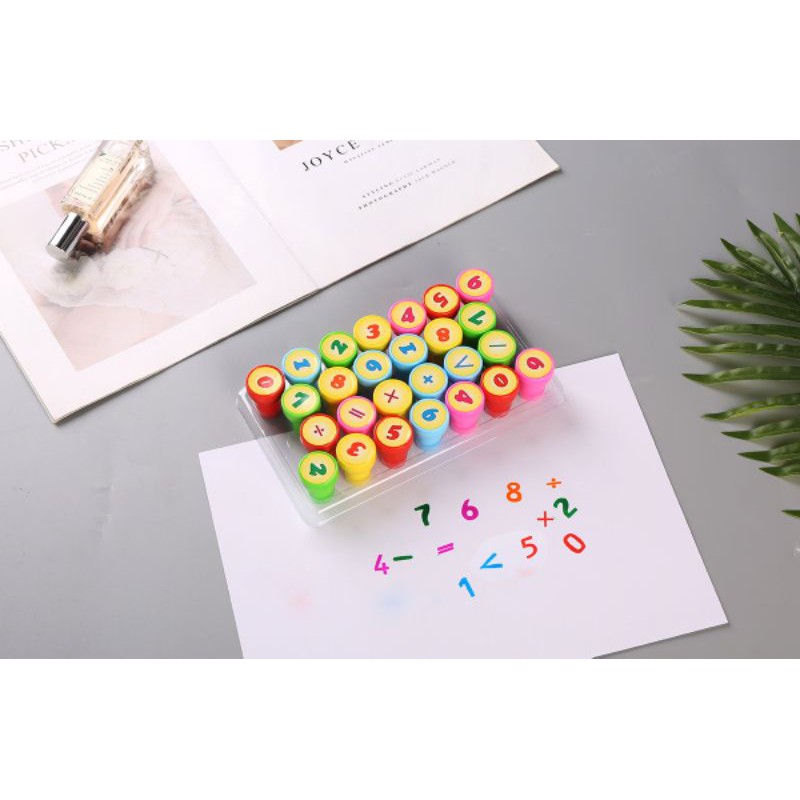 🇲🇾Ready Stock!! 26 Pcs ABC Chop Stamps Alphabets Letter (Uppercase ABC ...