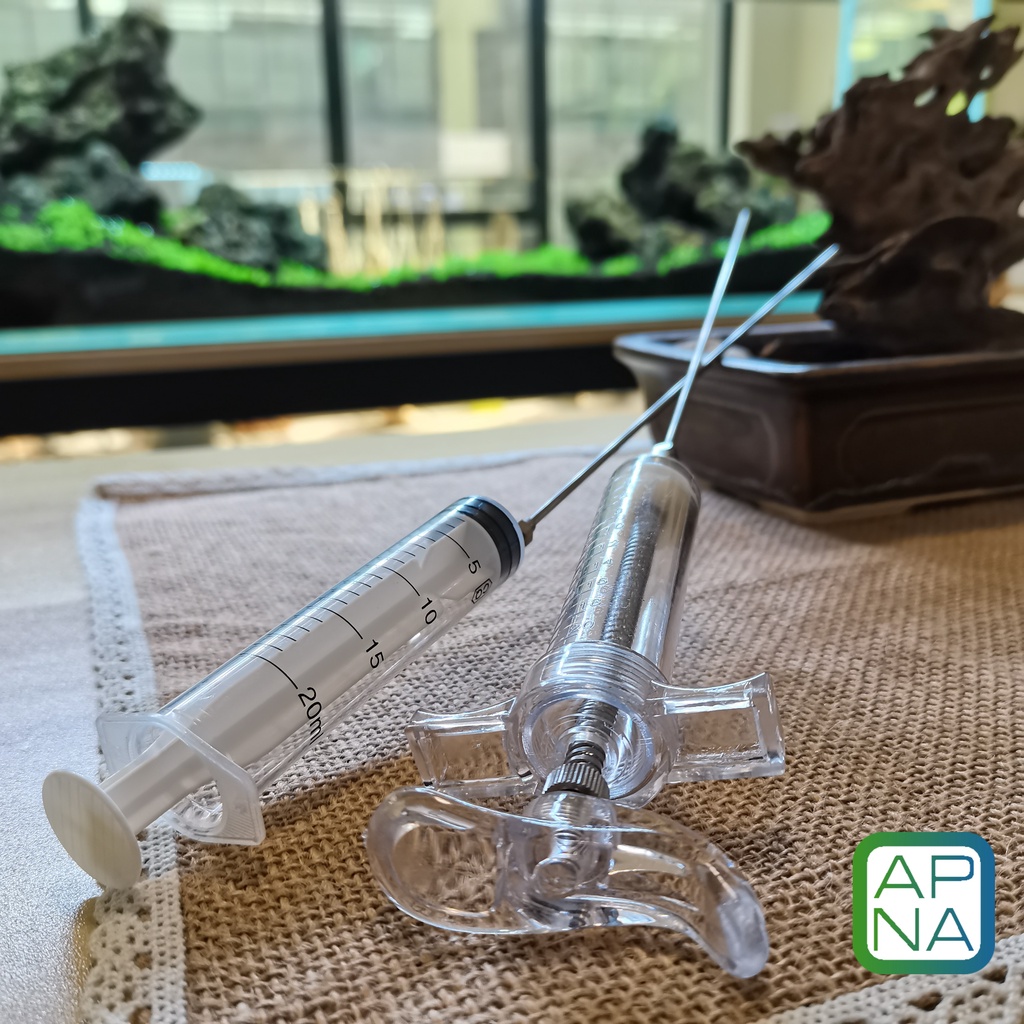 🐟 Syringe Stainless Steel For Plant Tank Fertilizer Root Feeder Excel ...