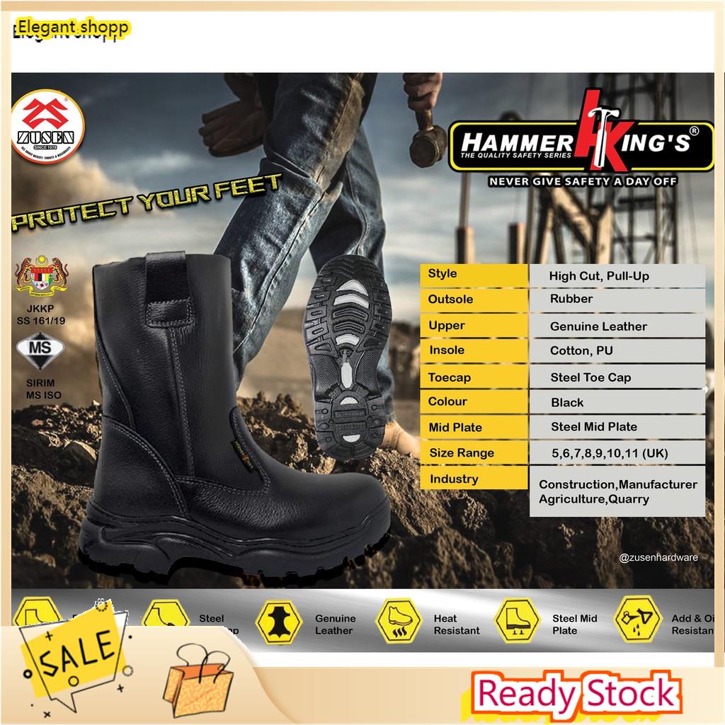Ru_DineshHammer King Safety Shoe Standard High-Cut Boot (Pull-Up) Model ...