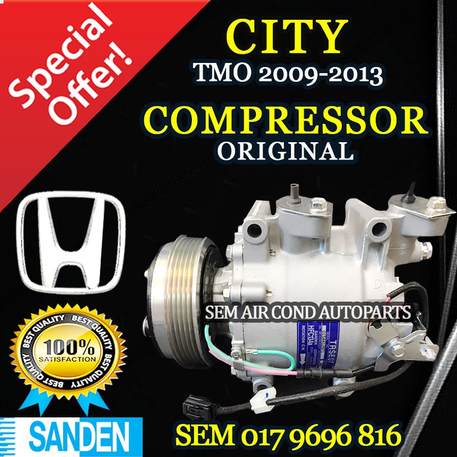 HONDA CITY TMO 2009-2013 YEAR TRSE07 5PK ORIGINAL JAPAN SANDEN ...