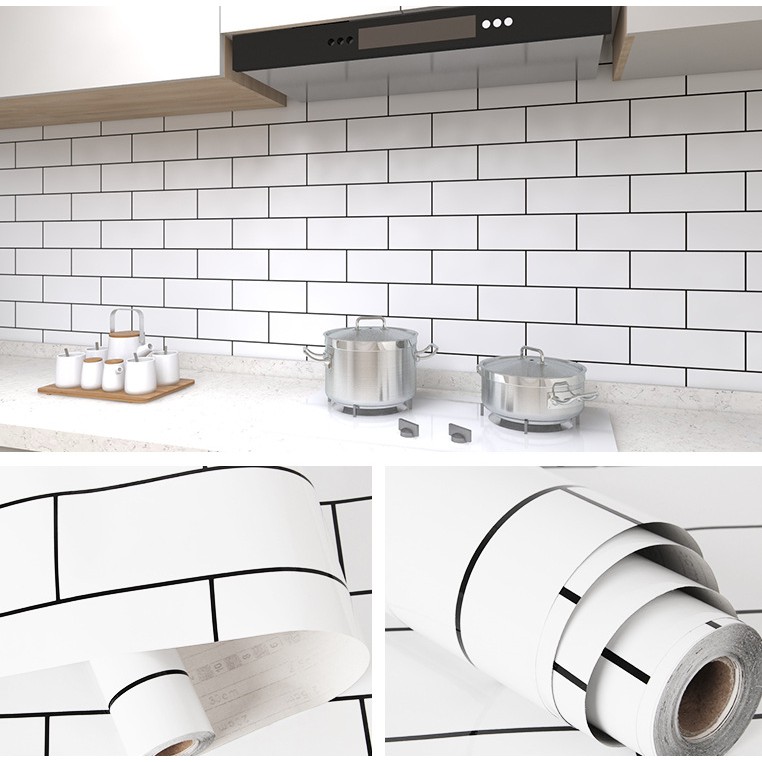 Pelekat Dinding Dapur wall paper dinding kitchen wallpaper sticker ...