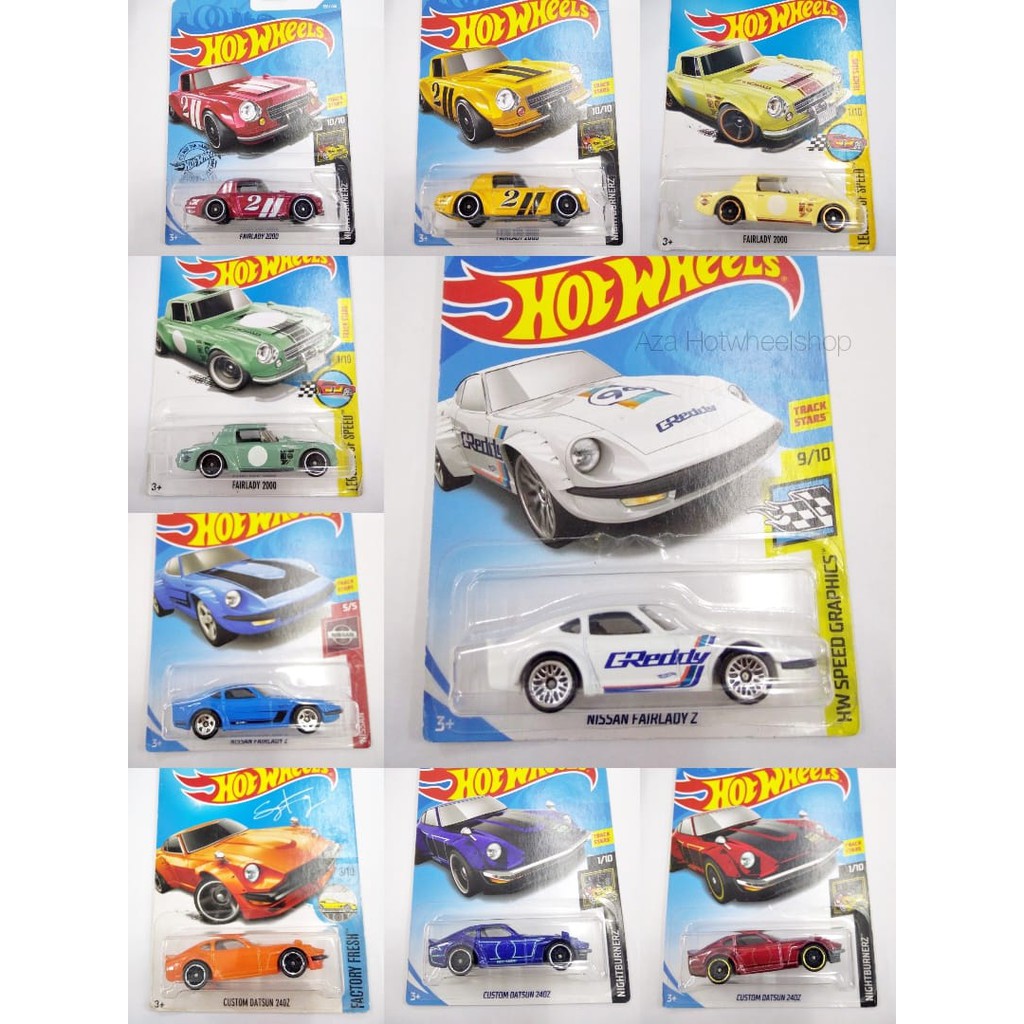 Hot Wheels Nissan Fairlady Z Custom Datsun 240Z Advan Greddy Nightclub ...
