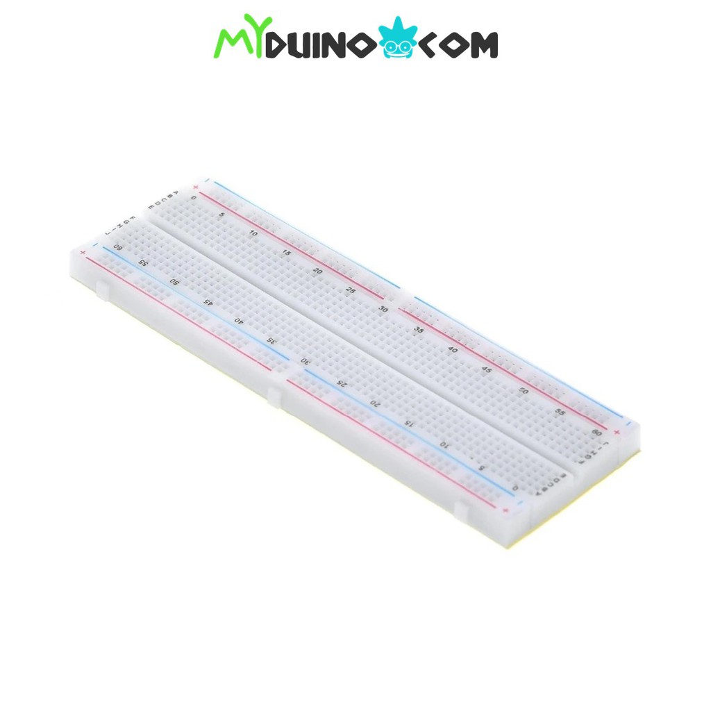 MB-102 Breadboard 830 Holes 16.5X5.5 CM for Arduino Raspberry Pi Hobby/School/STEM/FYP Projects ...
